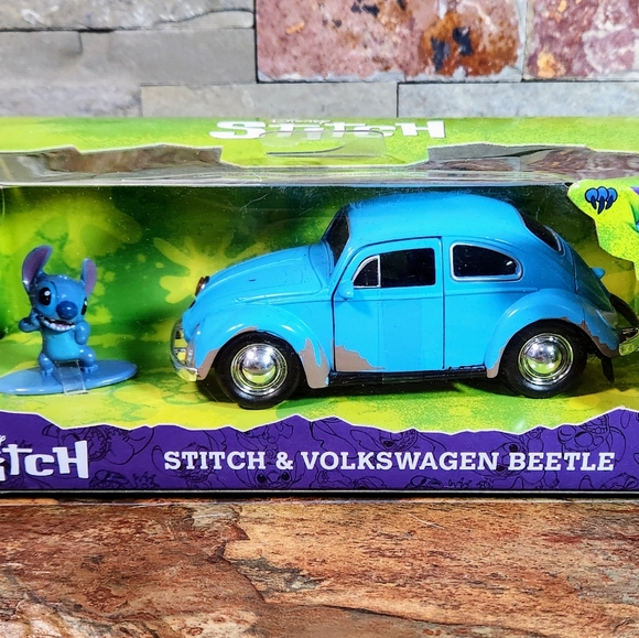 Disney | Toys | Disney Stitch Volkswagen Beetle Jada Volkswagen ...